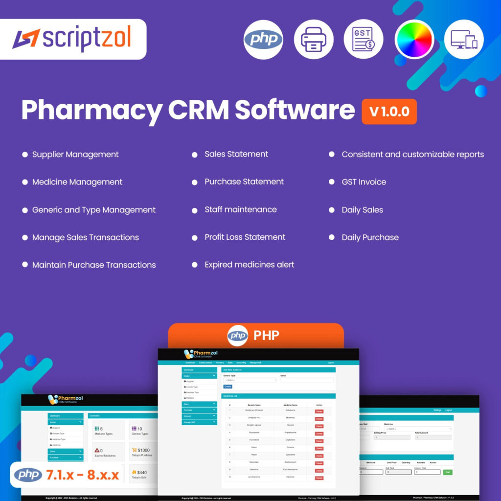 Buy Pharmzol – Pharmacy CRM Software » Bizoforce